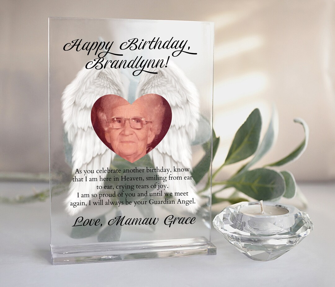 Memorial Birthday Sign, in Loving Memory Sign, Birthday Sign, Birthday ...