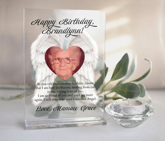 Memorial Birthday Sign in Loving Memory Sign Birthday Sign - Etsy