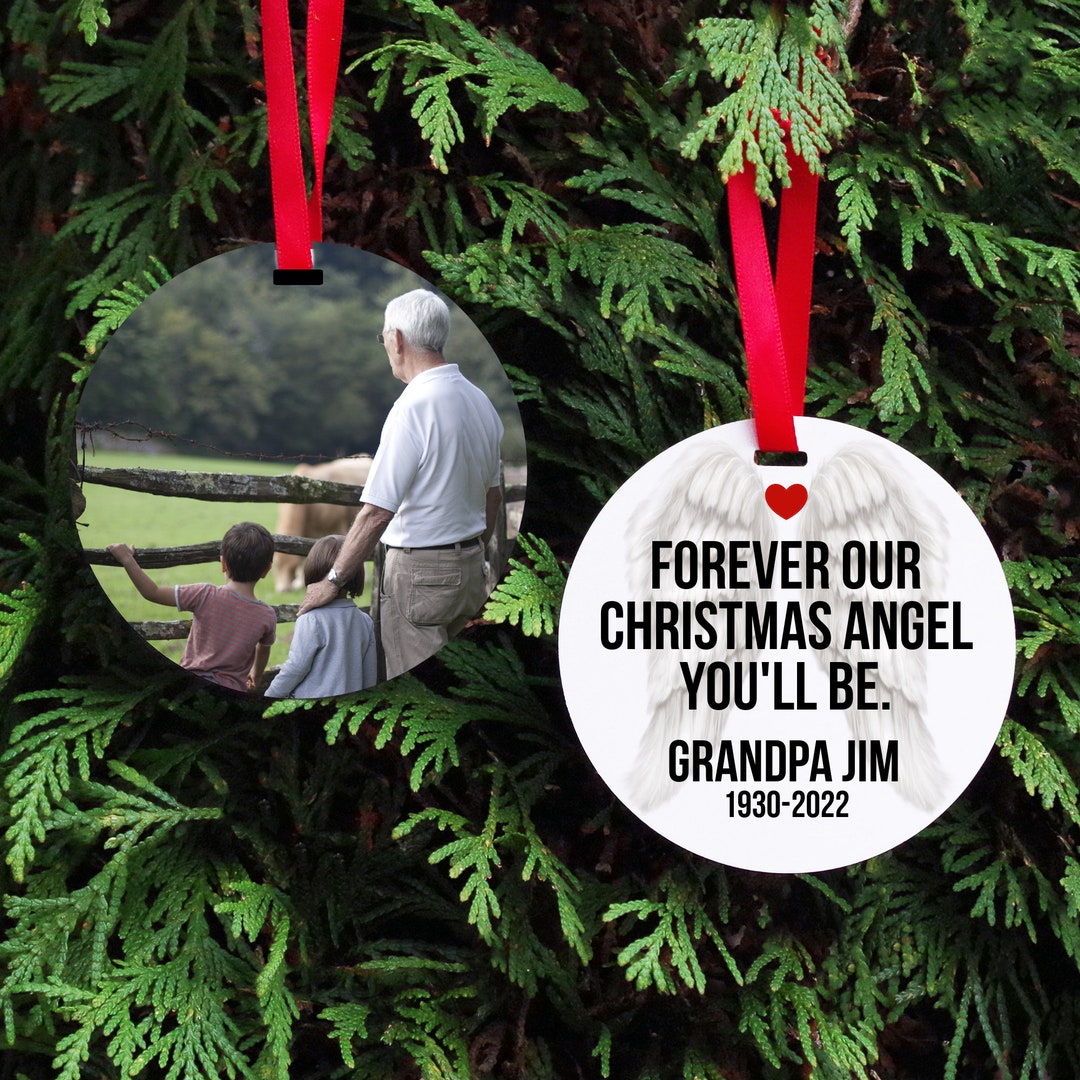 Memorial Christmas Ornament, Custom Photo Ornament, Custom Christmas ...