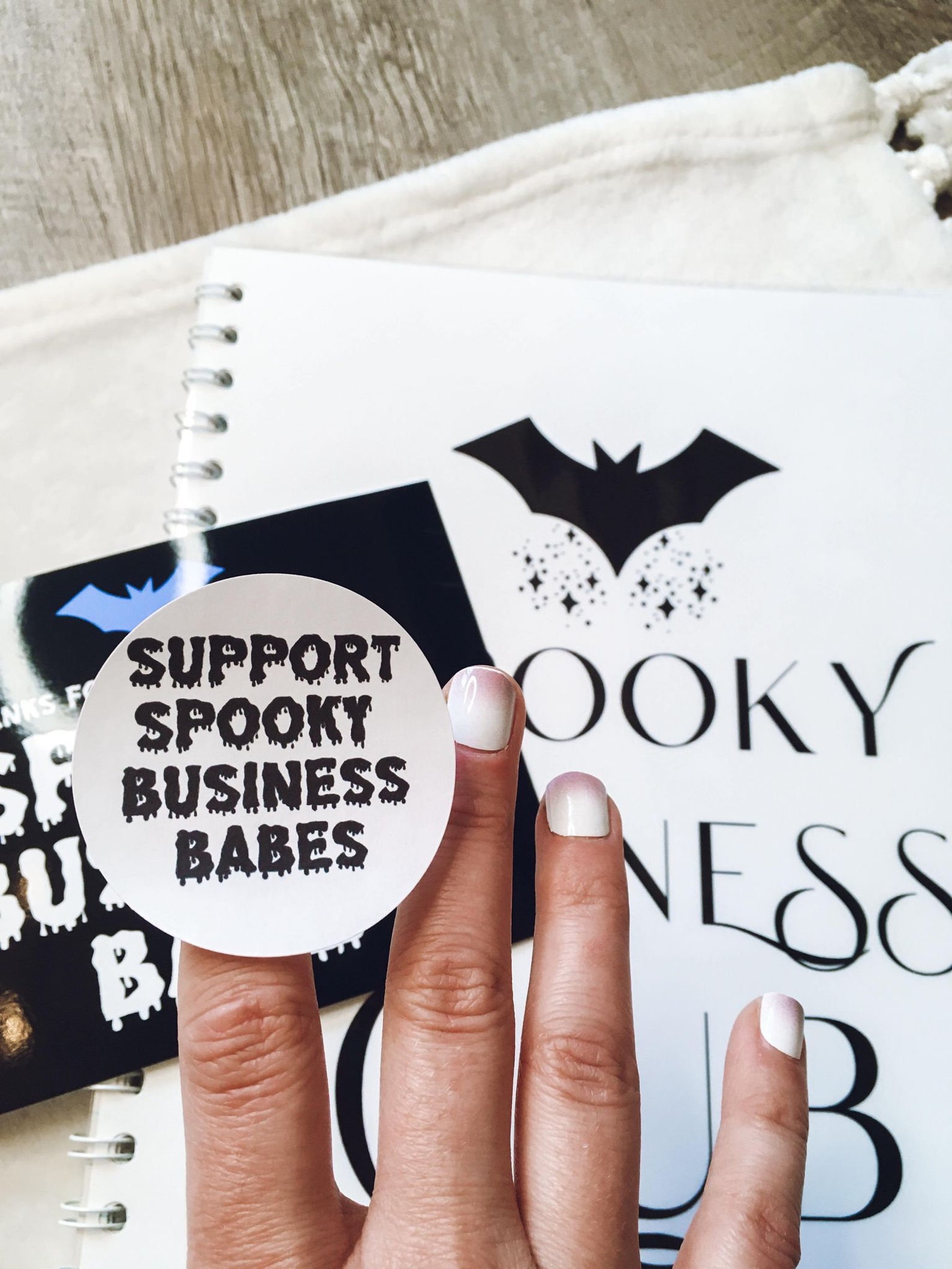 Spooky Small Business Thank You Stickers Packaging Stickers | Etsy