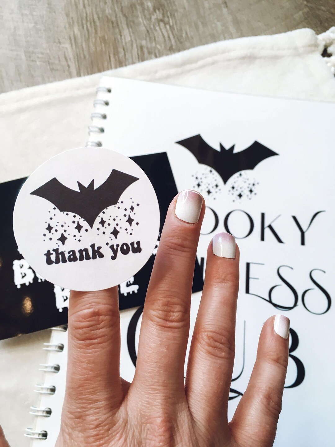 Spooky Small Business Thank You Stickers, Packaging Stickers, Thank You ...