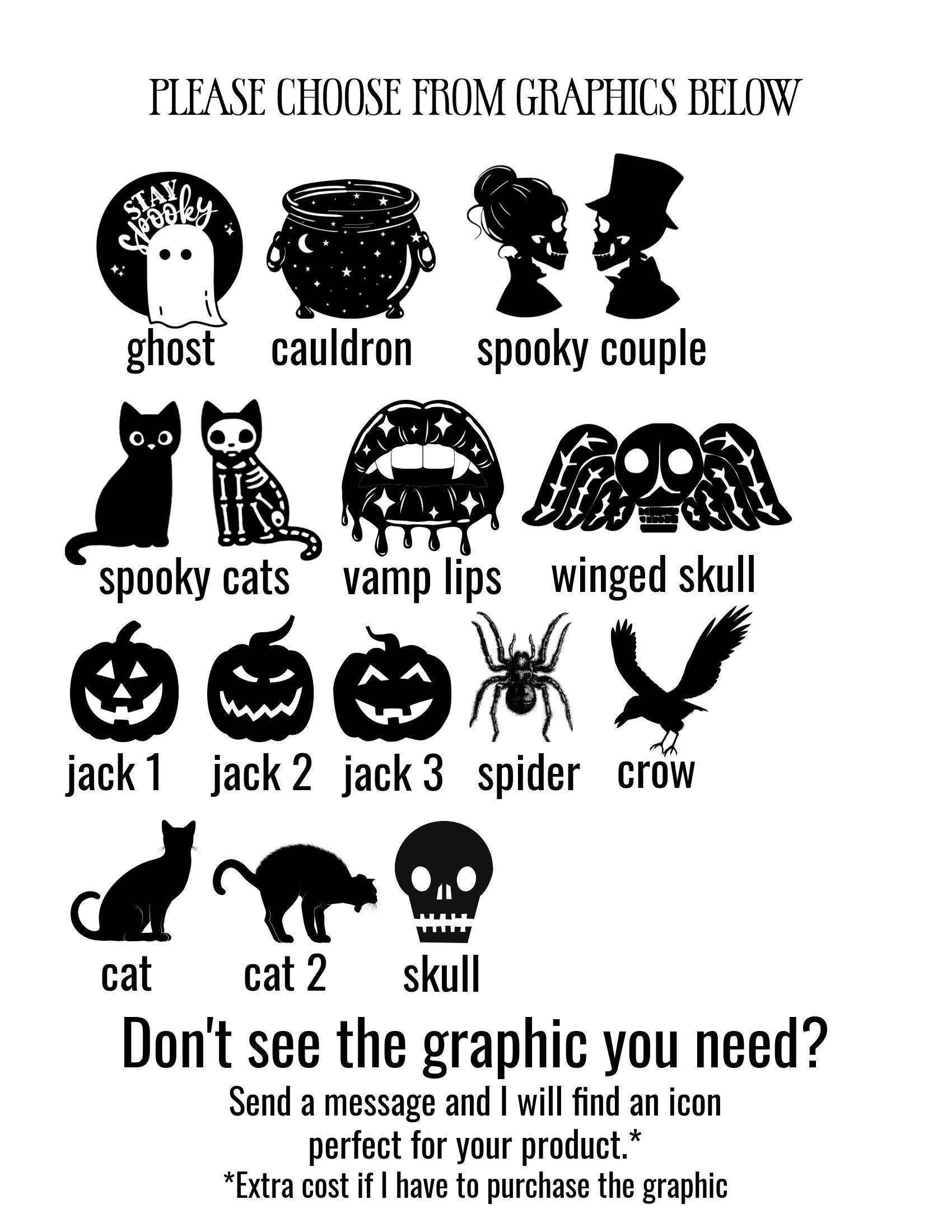 Custom Spooky Small Business Labels Custom Thank You - Etsy