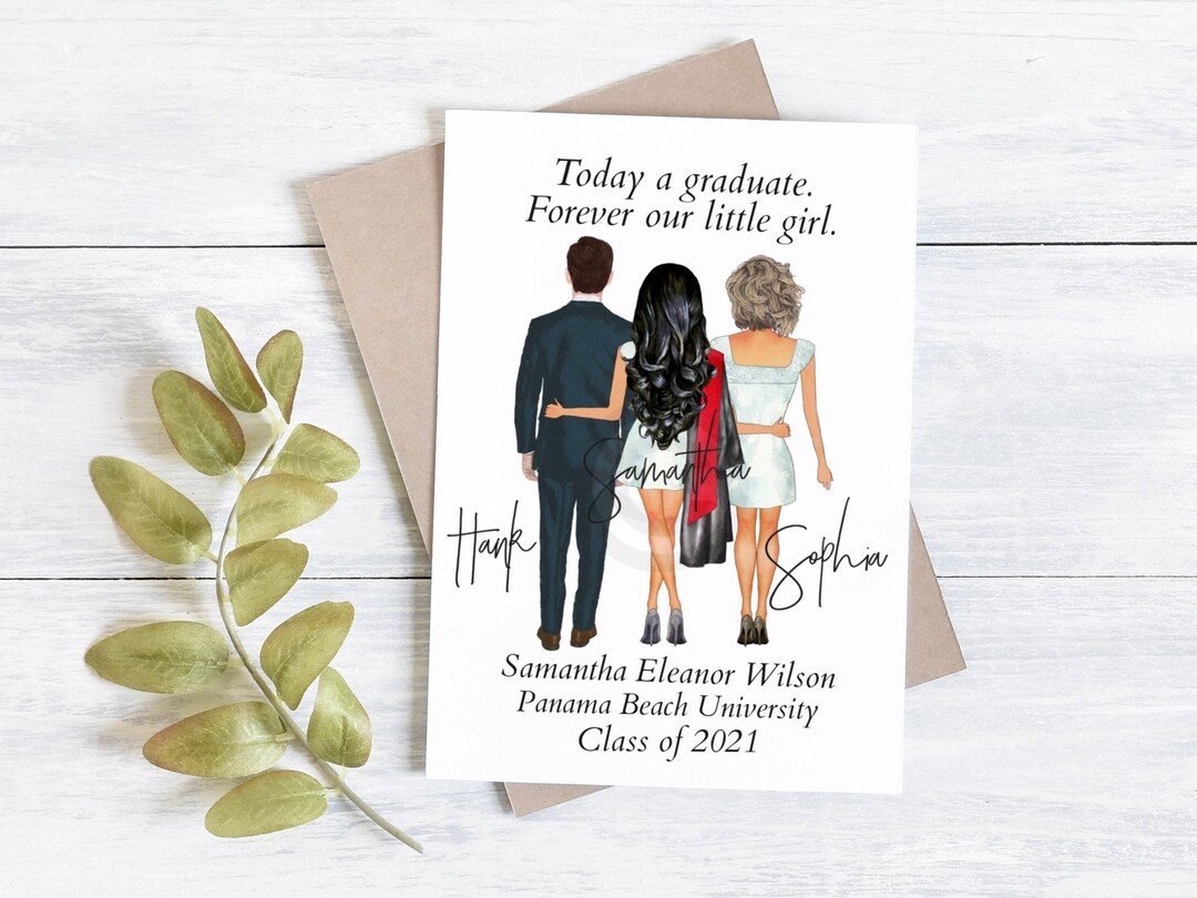 Personalized Graduation Card, Daughter Graduation Card, Graduate Card ...