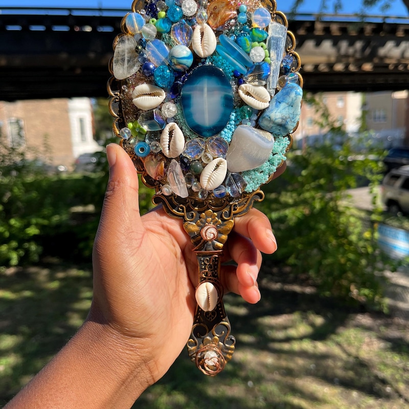 Bedazzled Mirror - Etsy