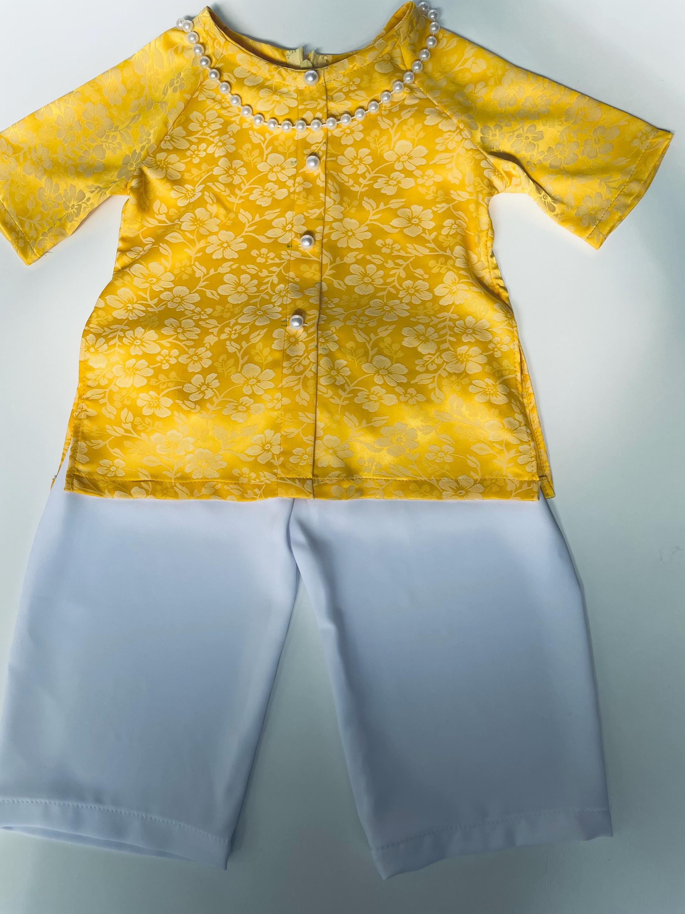 Ao Ba Ba Vietnamese Ao Ba Ba Cho Be Gai, Ao Ba Ba Baby Dresses, Ao Ba ...