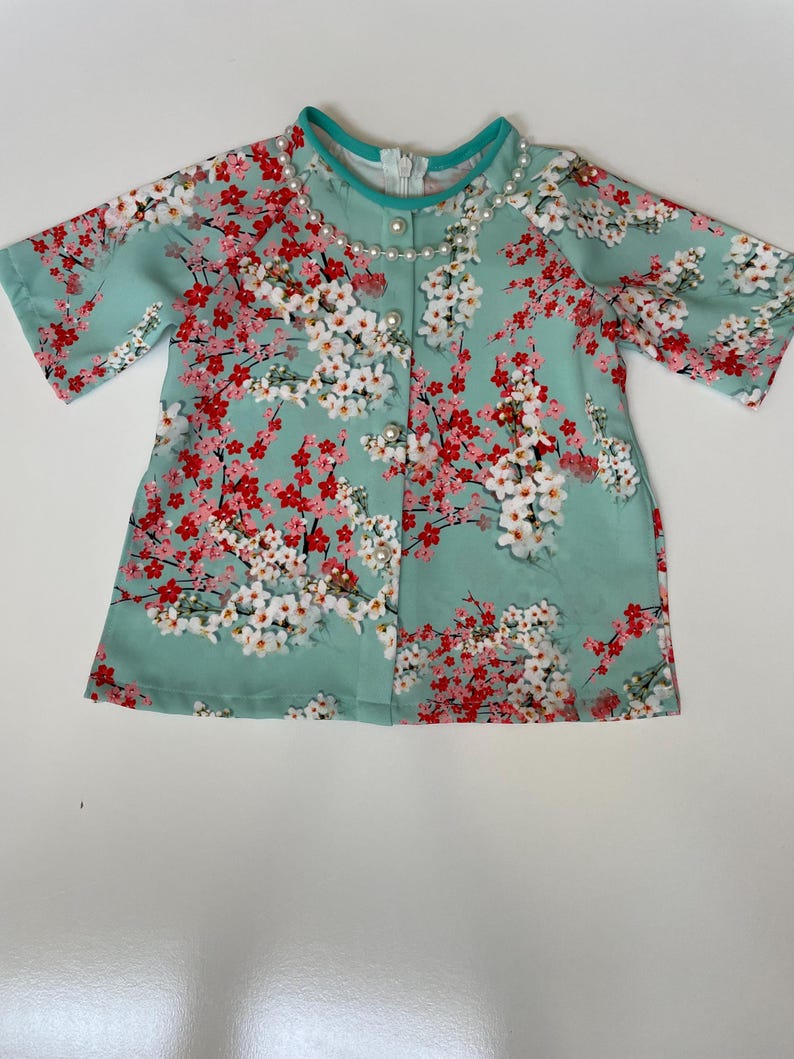 Ao Ba Ba Vietnamese Ao Ba Ba Cho Be Gai, Ao Ba Ba Baby Dresses, Ao Ba ...