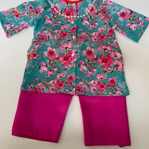 Ao Ba Ba Vietnamese Ao Ba Ba Cho Be Gai, Ao Ba Ba Baby Dresses, Ao Ba ...