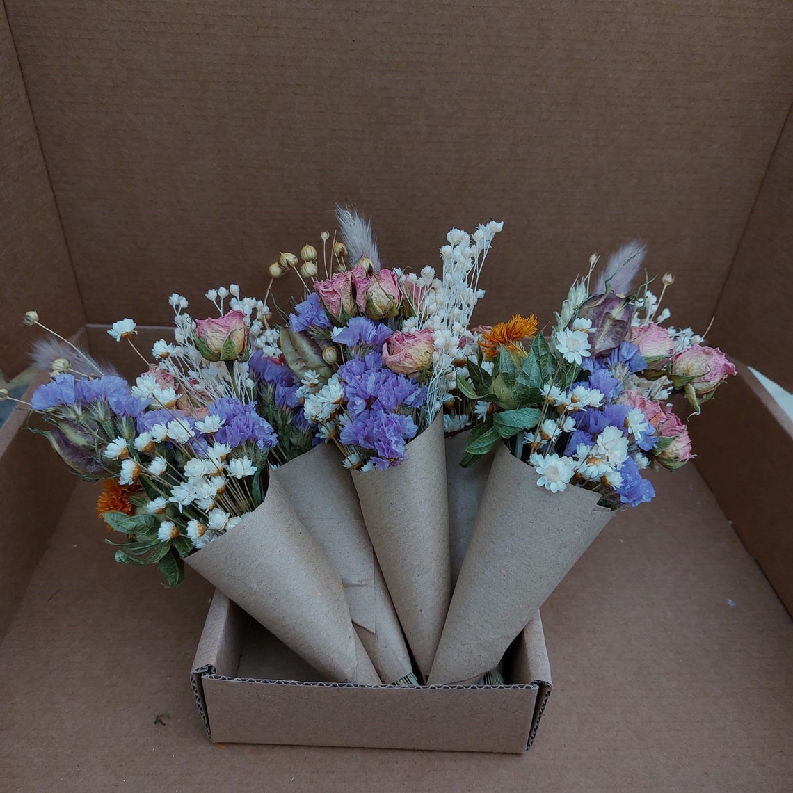 Dried Mini Flower Posy Bunches | Dried Flowers | Flowers | Gifts ...