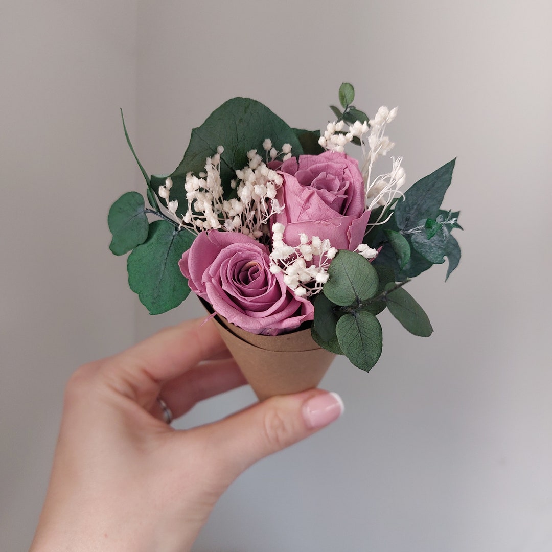 Dried Mini Flower Posy Mini Flower Bunch Dried Flowers Flowers Gift ...