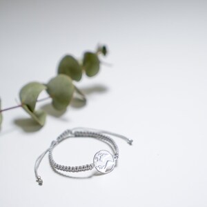 Weltkarte Makramee Armband Edelstahl Travel World map - Etsy.de