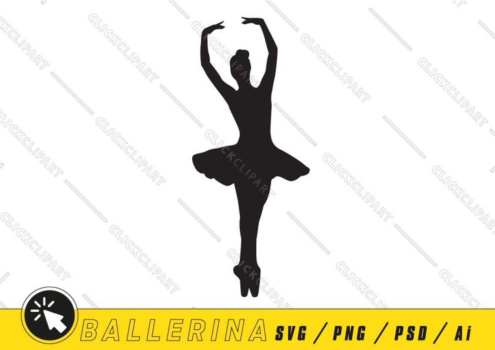 Ballerina-SVG | Ballerina-Clipart | Silhouette SVG | Tänzer Svg ...