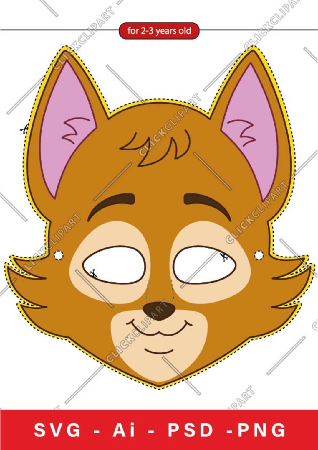 Fox Cartoon Images Face