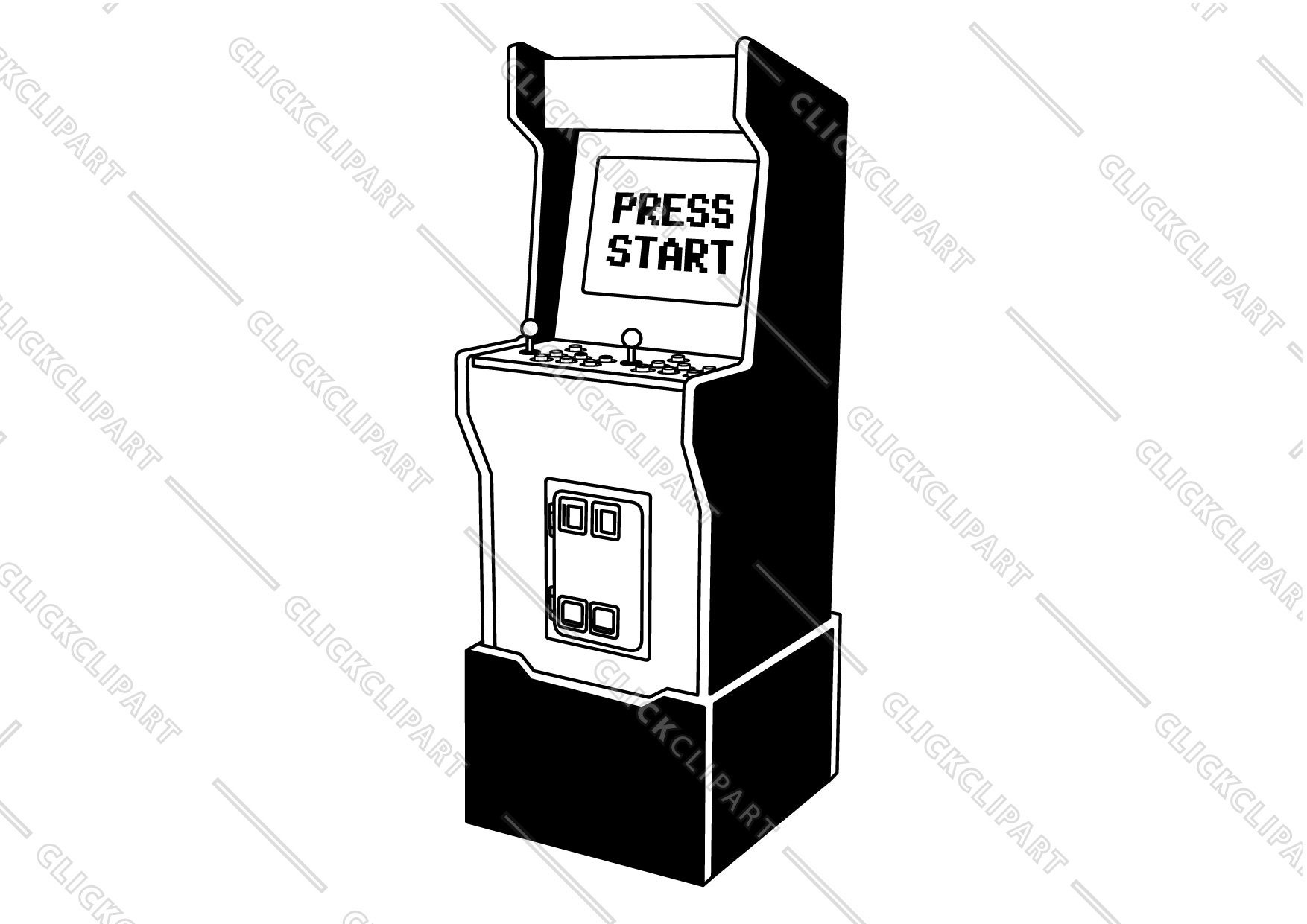 Arcade Machine SVG Gaming SVG Gamer SVG Arcade Cabinet Video Game Svg ...