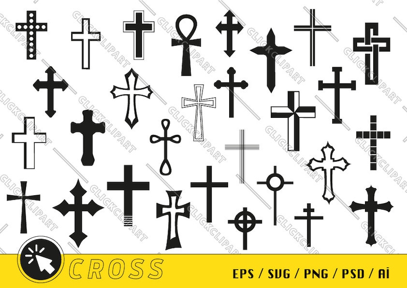 Cross SVG Crosses Catholic Christian PNG Jesus Clipart Religious Svg ...