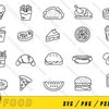 Grocery Clipart Grocery Items Food SVG Food PNG Cute Food Svg Doodle ...