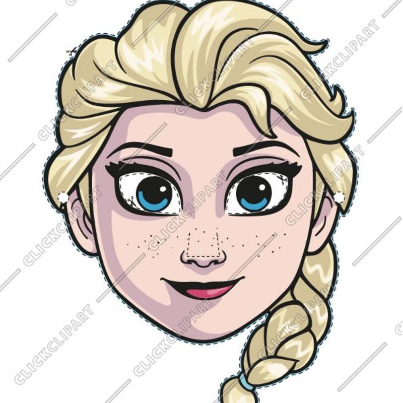 Frozen Mask - Etsy