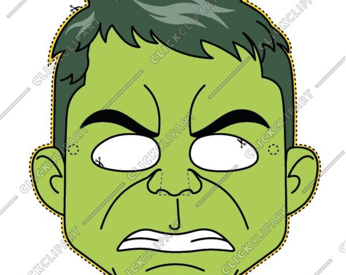 Hulk Party Mask - Etsy