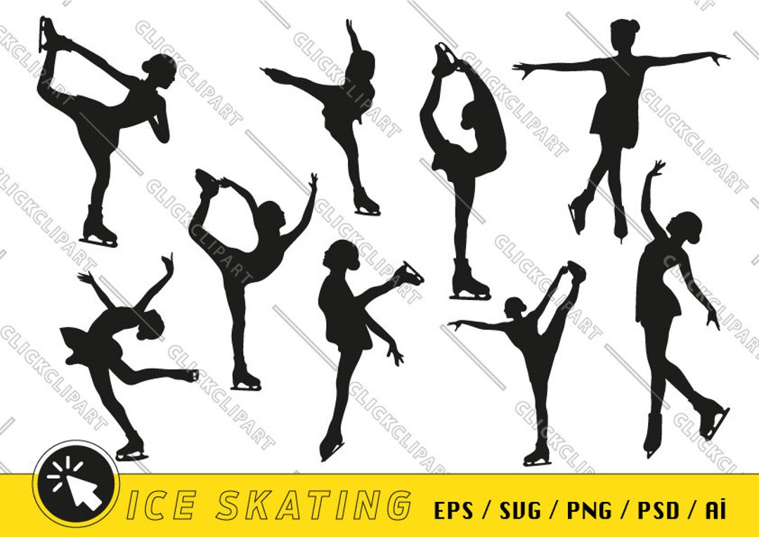 Ice Skating SVG | Ice Skating PNG | Ice Skating Clipart | Sports Svg ...
