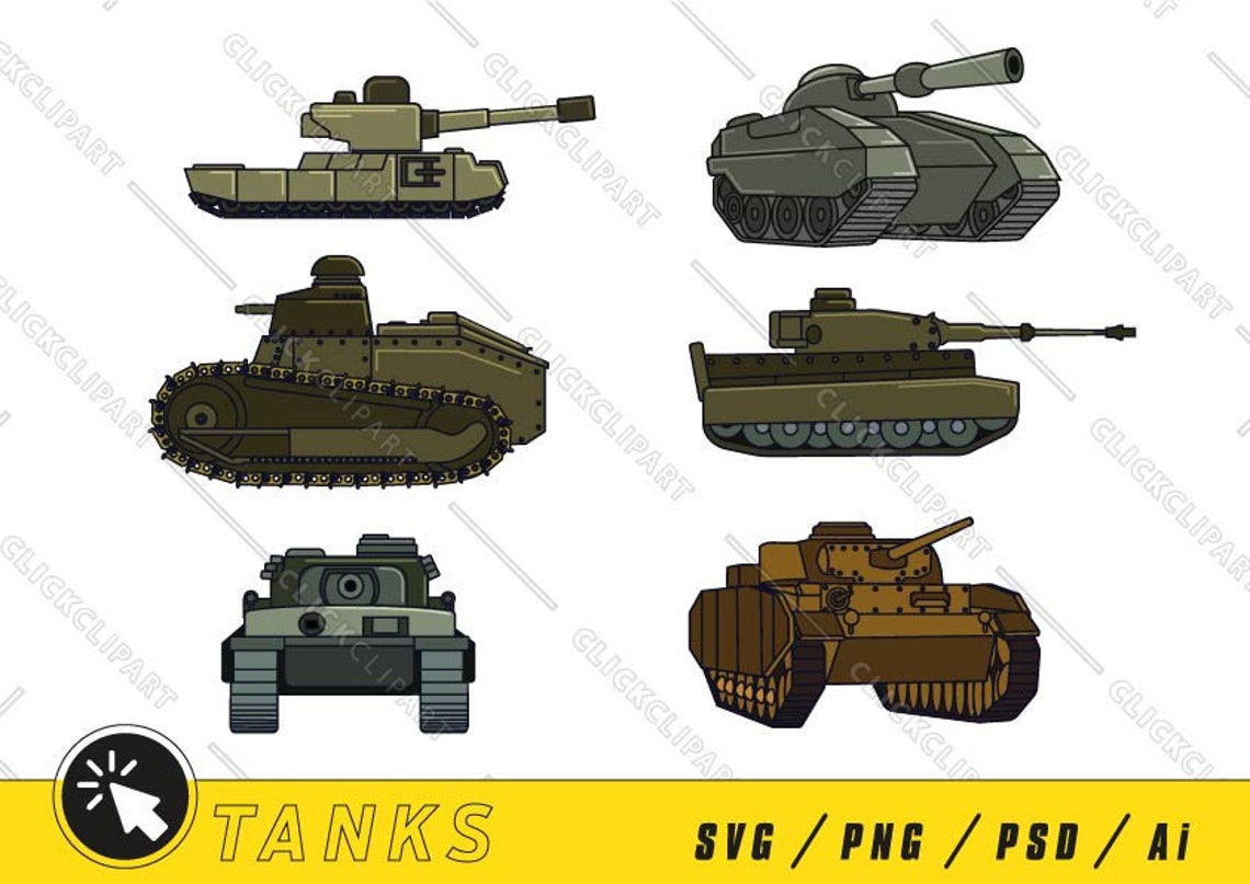 Tank SVG World of Tanks Military SVG Bundle Army Svg - Etsy