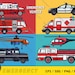 Emergency Vehicles SVG | Cars SVG | Fire Truck PNG | Ambulance Car ...