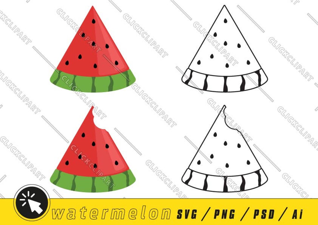 Watermelon SVG Files | Fruit SVG | Watermelon Slice | Watermelon Seeds ...