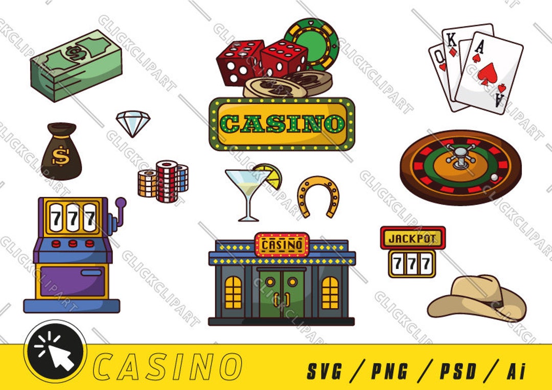 Casino SVG | Gambling PNG | Las Vegas SVG | Casino Clipart | Dice ...