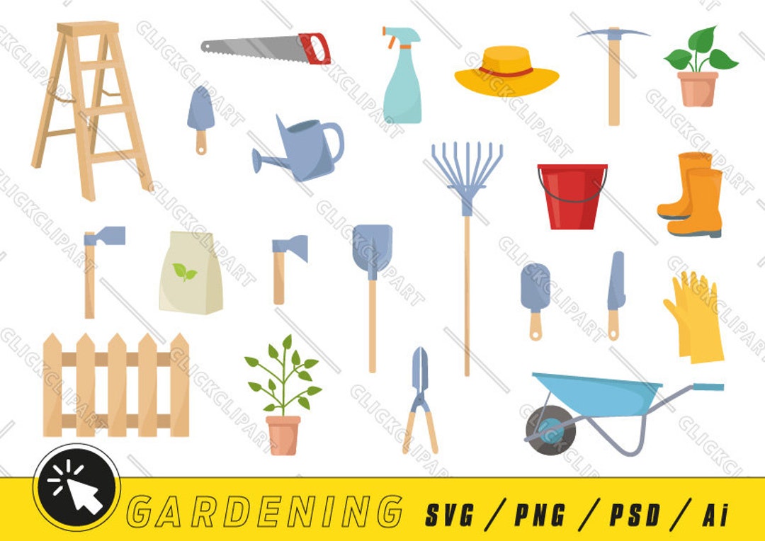 Garden SVG | Gardening PNG | Garden Tools Clipart | Farming Svg ...