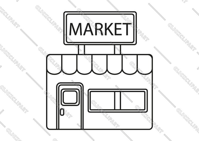 Grocery Clipart Grocery Items Food SVG Food PNG Cute Food Svg Doodle ...
