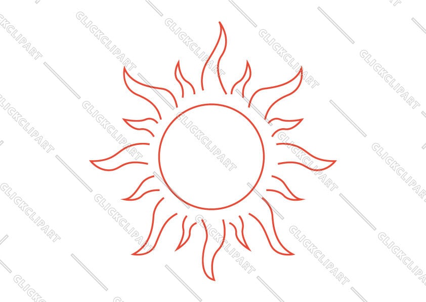 Boho Sun Clipart Boho Elements Boho Sun SVG Boho Sun PNG Boho Shapes ...