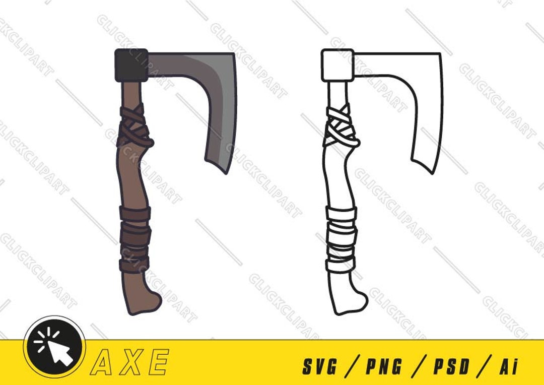 Viking Axe SVG | Battle Axe | Hand Forged Axe | War Axe | SVG Files ...