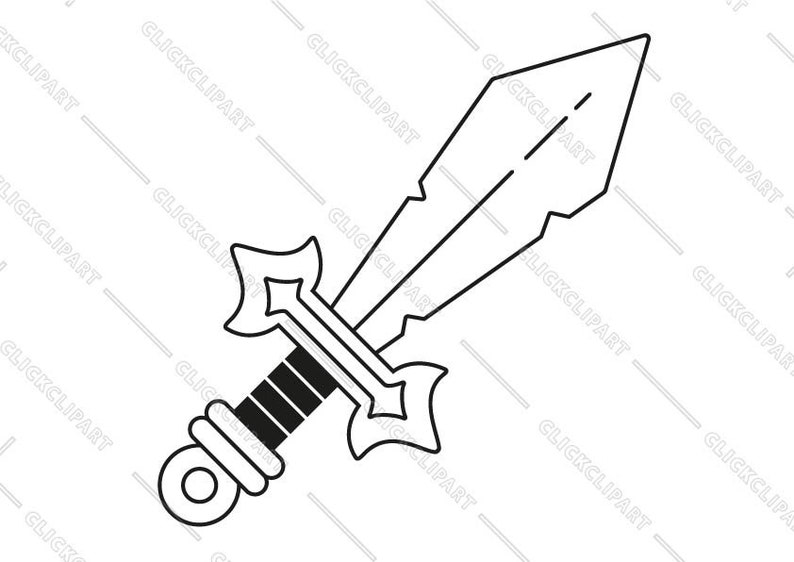 Sword SVG Sword PNG Sword Clipart Sword Drawing Sword - Etsy UK