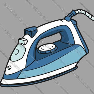 Iron SVG | Housekeeping Clipart, Vector Cut File (digital Download) - Etsy