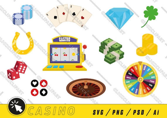 Casino SVG Gambling PNG Las Vegas SVG Casino Clipart - Etsy