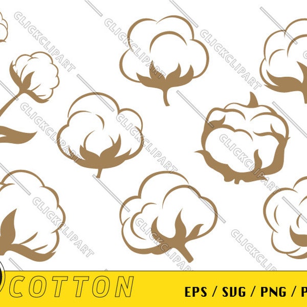 Cotton Svg - Etsy