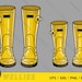 Rain Boots SVG Wellie Clipart Wellington Boot PNG Gumboots Garden Boots ...