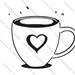 Coffee SVG | Coffee Clipart | Coffee Cup | Mug | Cut Files | Line Art ...
