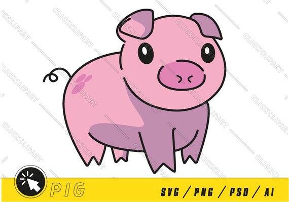 Cute Baby Pigs Clipart