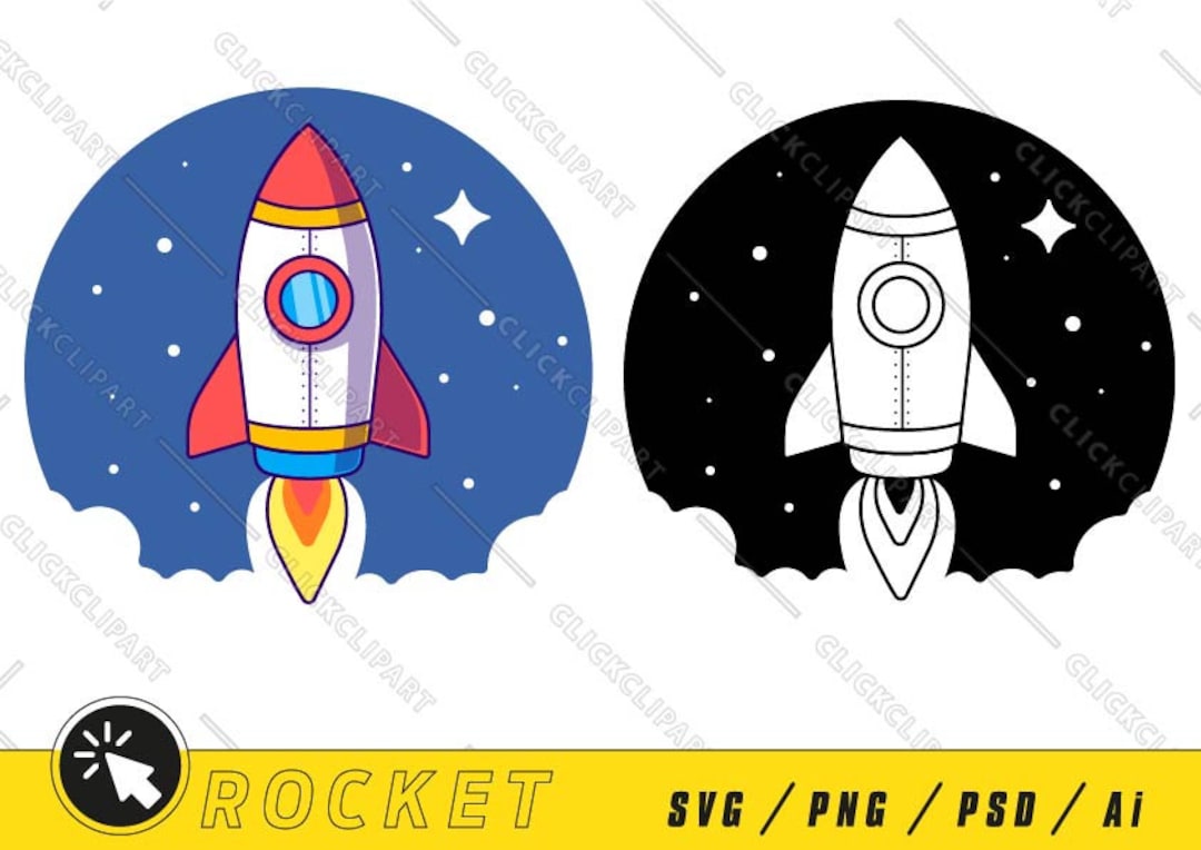Space Ship Svg | Rocket Clipart | Rocket Ship Svg | Spaceship | Cut ...