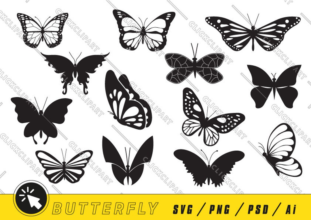 Butterfly SVG | Butterfly Silhouette | Butterfly PNG | Butterfly Clip ...