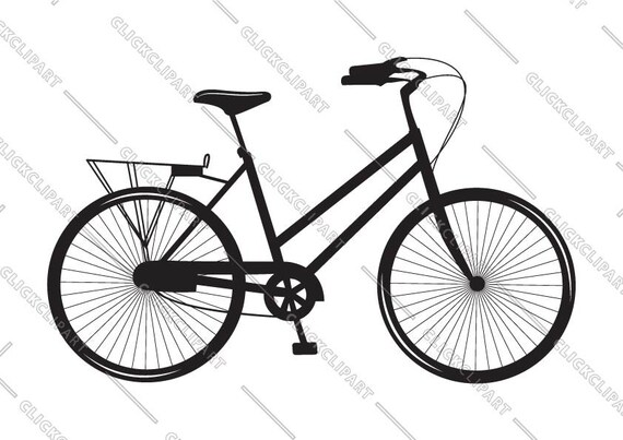 Fietsclipart Zwart Wit Zwart Wit Posters | Koop De Mooiste Posters