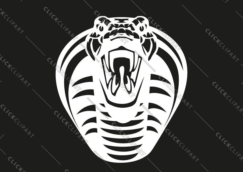 Cobra SVG Snake Art Snake Stencil Viper PNG Silhouette - Etsy