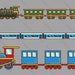Train SVG Bundle Vector | Trains Transportation Cut File | Toy Train ...