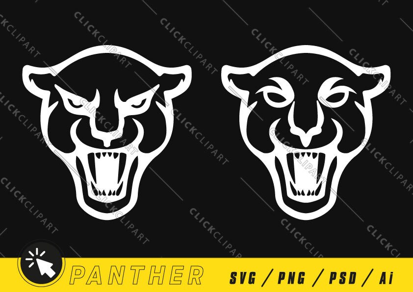 Black Panther SVG | Puma Head SVG | Puma Clipart | Puma Png | Logo ...