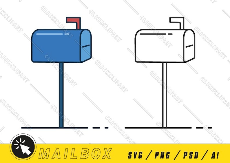 Postfach SVG | Postfach PNG | Postfach-Clipart | Digitaler Download ...