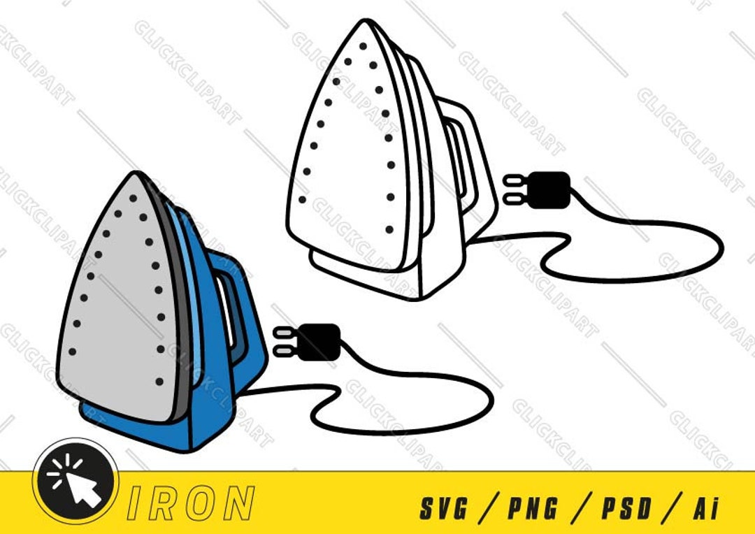 Iron SVG | Iron PNG | Iron Clipart | Housekeeping Svg | Vector Files ...