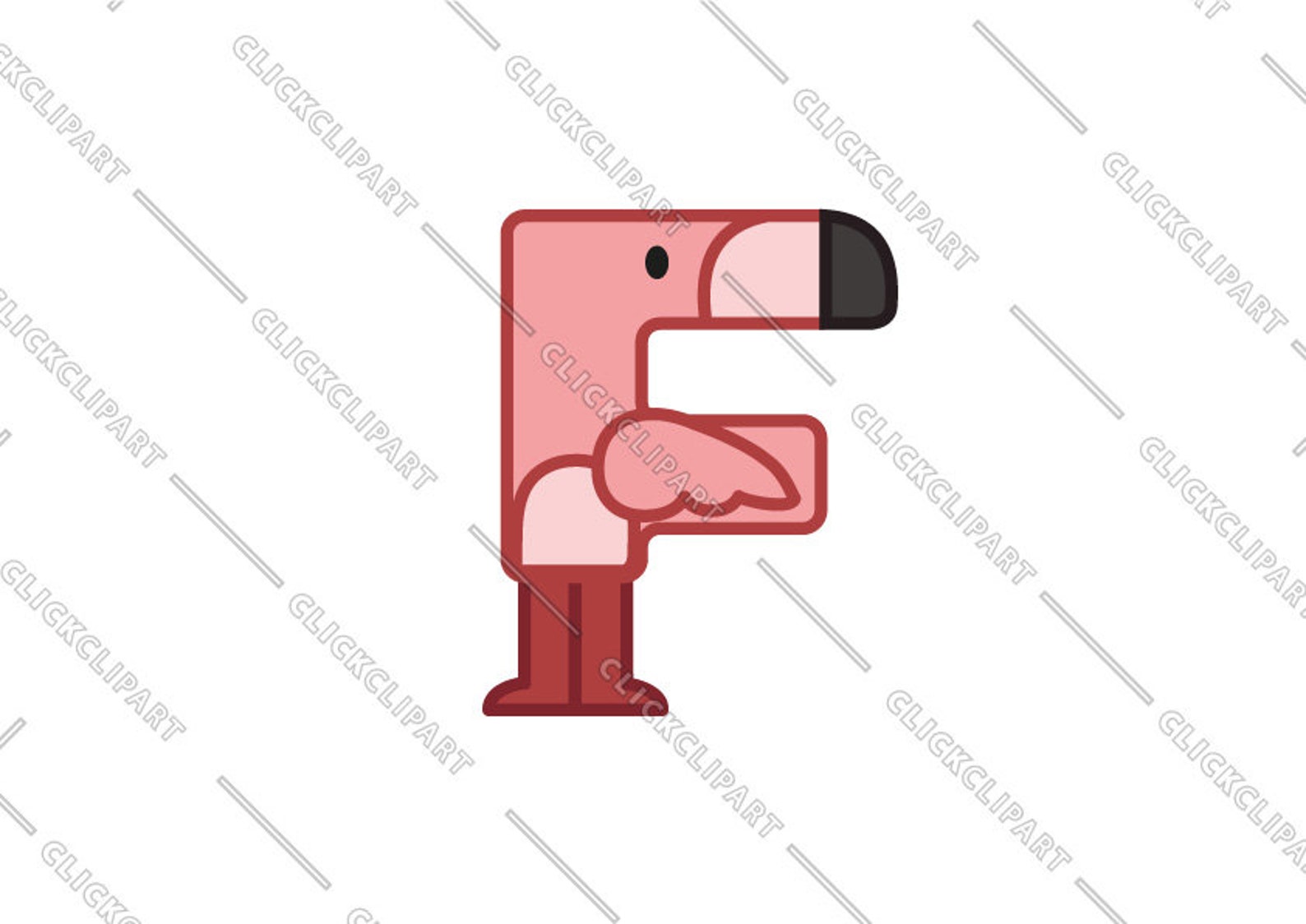 Tier-Alphabet-Clipart Nette Buchstaben Bildung und Lernen Safari Tiere ...