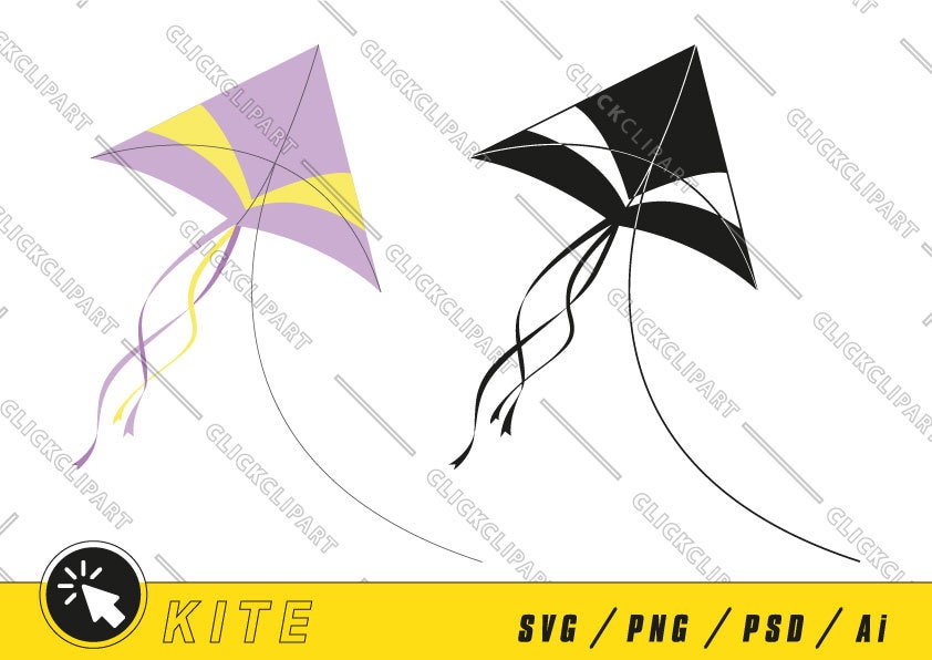 Kite SVG | Kite PNG | Kite Clipart | Silhouette Svg | Line Art | Svg ...