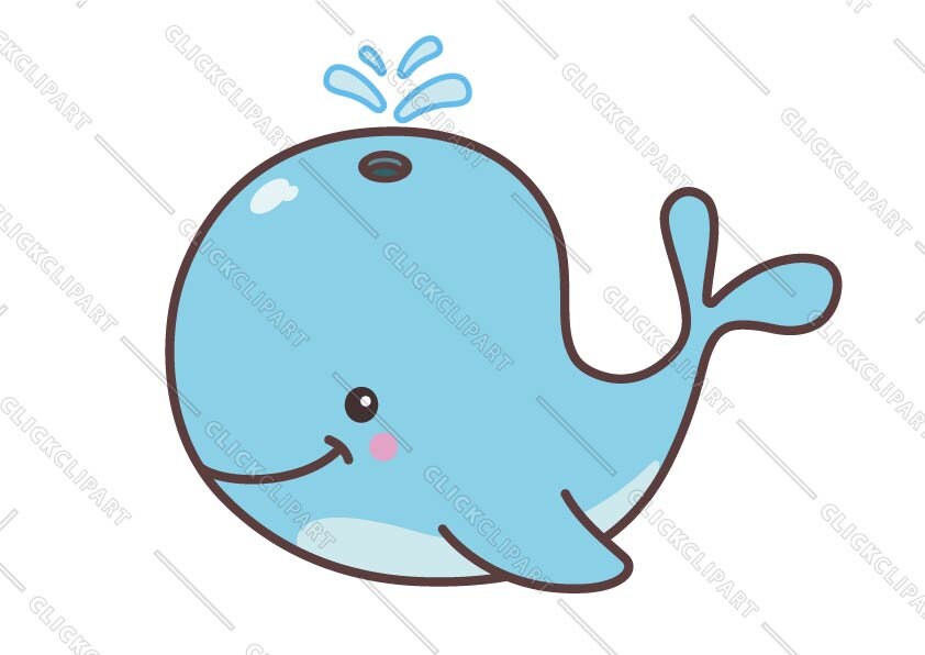 Cute Whale SVG | Baby Whale PNG | Whale Mascot SVG | Whale Clipart ...