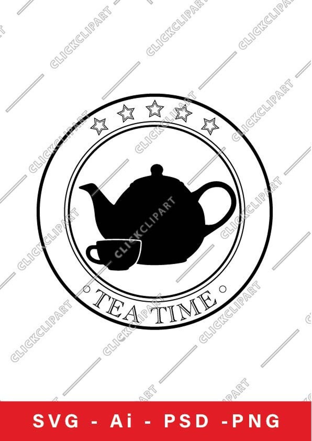 Teapot Clipart | Teapot SVG | Teapot PNG | Tea Cup Svg | Tea Lovers ...