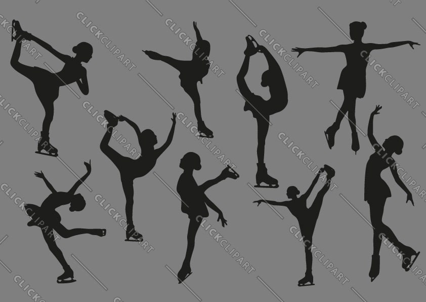 Ice Skating SVG Ice Skating PNG Ice Skating Clipart - Etsy